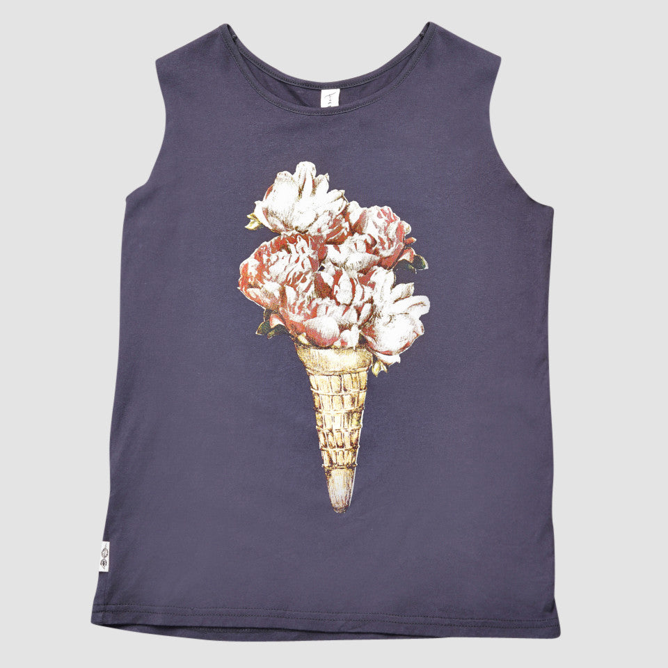 Flower Cone Tank – Feather Drum